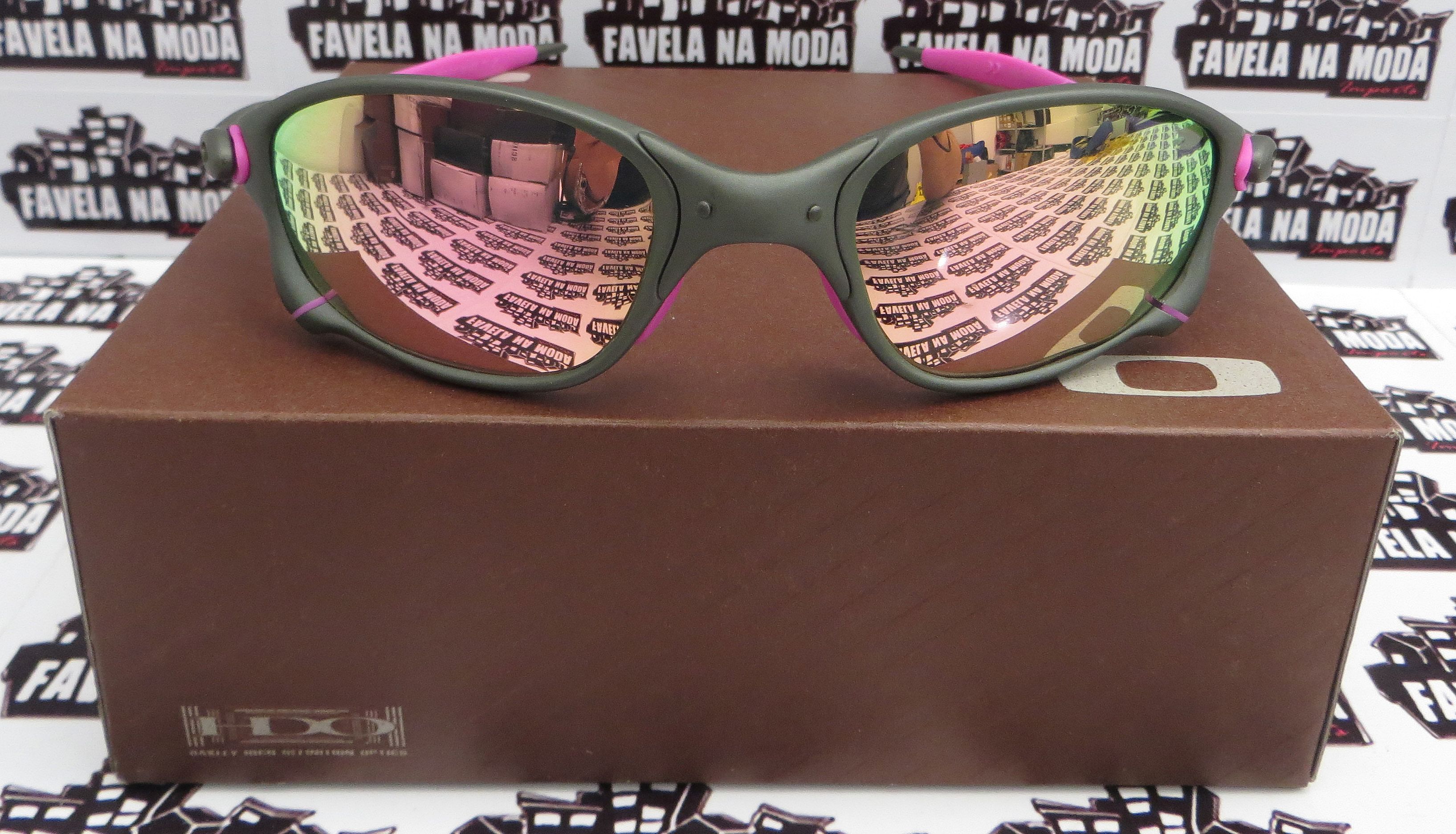 Óculos Oakley Double xx / X-Metal / Pink / Borrachas Rosa - Favela na ...