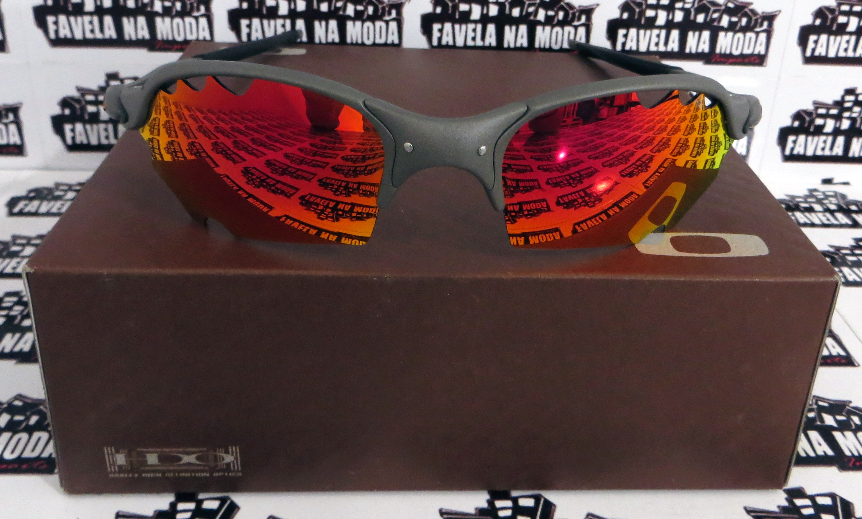 Óculos Oakley Romeo 2 - X-Metal / Dark Ruby (Parriot) - Favela na Moda ...